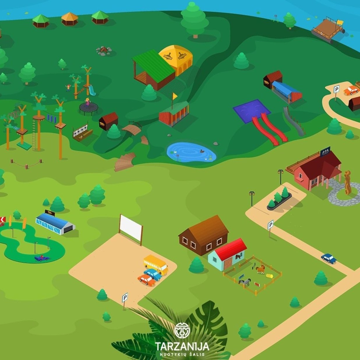 Nuotykių parkas „Tarzanija“ Alytus | alytusinfo.lt