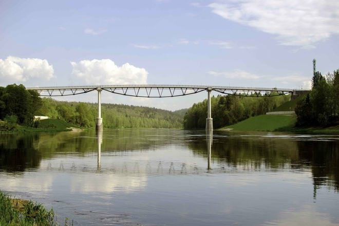 Baltosios rožės tiltas (pėsčiųjų ir dviračių)