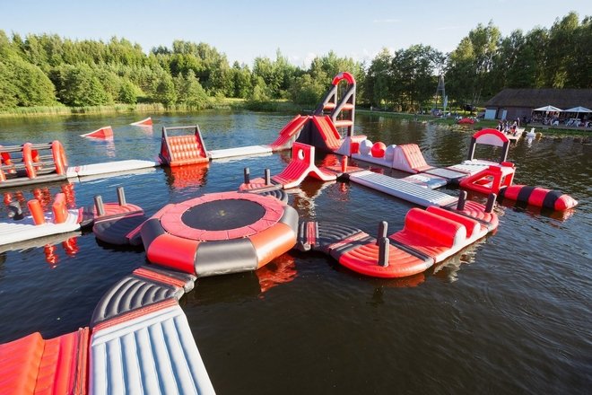 Water trampoline park "Daugų sala"